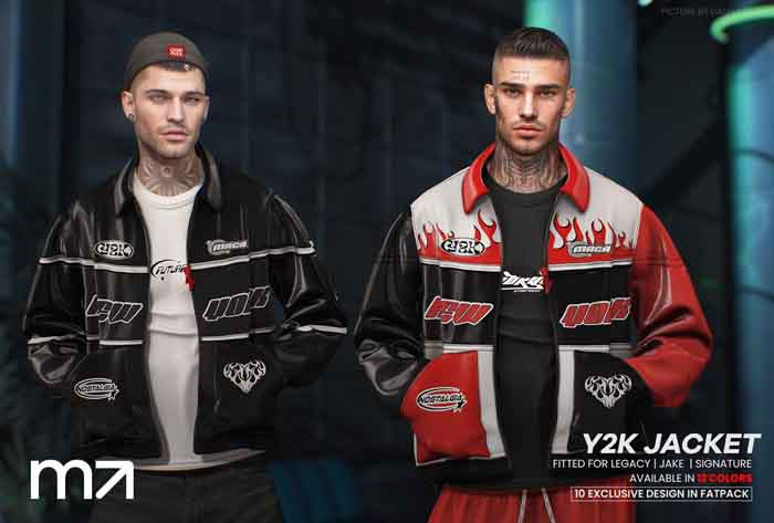 Second Life Marketplace Maca Y2k Jacket Fatpack